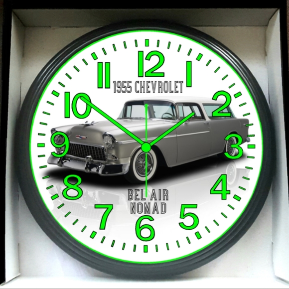 Wall Decor | 1955 Chevy Chevrolet Nomad Lowrider Low Rider Bagged Glow ...